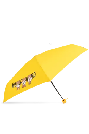 Moschino Umbrella With Logo - Yellow