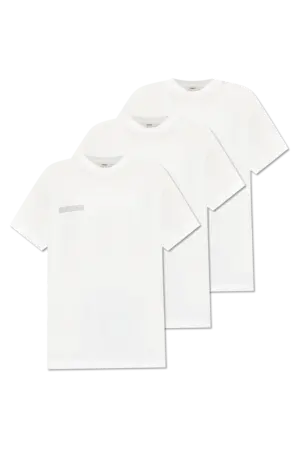 PANGAIA Three-pack Of T-shirts - Cream