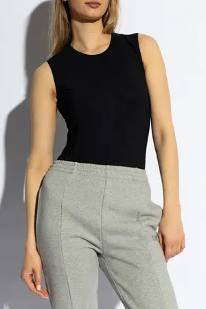 MAISON MARGIELA Sleeveless Bodysuit - Black
