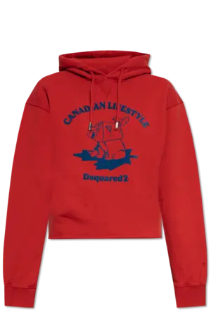 Dsquared2 Logo Sweatshirt - Red