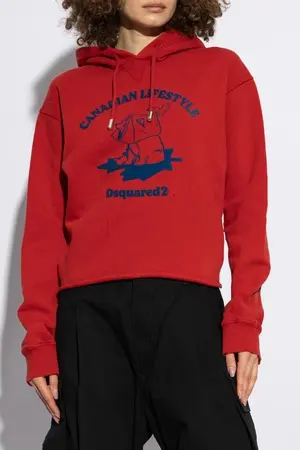 Dsquared2 Logo Sweatshirt - Red