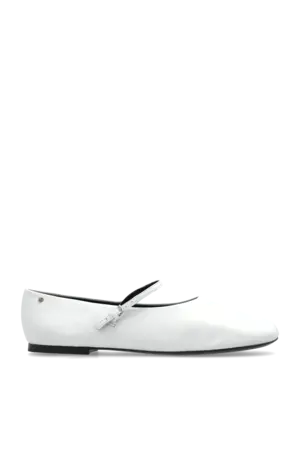 Tory Burch Leather "mary Jane" Ballet Flats