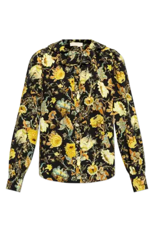 Ulla Johnson Floral Silk "veron" Blouse