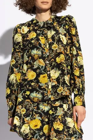 Ulla Johnson Floral Silk "veron" Blouse