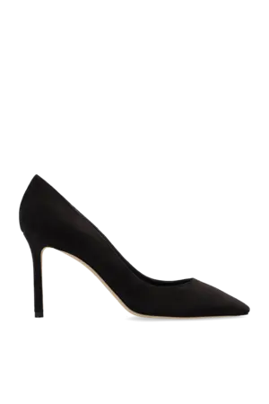 JIMMY CHOO Romy Suede High Heels Brown