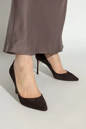 JIMMY CHOO Romy Suede High Heels - Brown