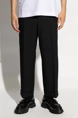 JIL SANDER Pleated Straight Trousers