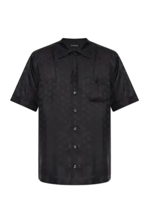 Dolce & Gabbana Shirt With Monogram - Black
