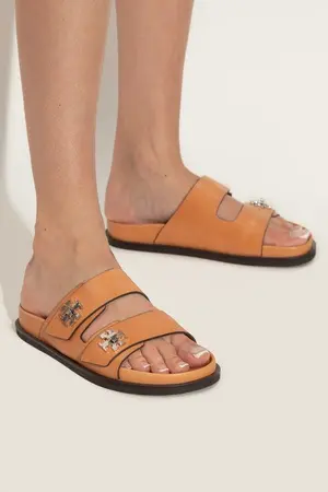 Tory Burch Leather Slides