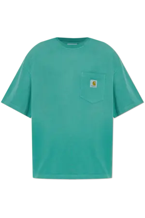 Carhartt Work In Progress T-shirt With Logo - Green
