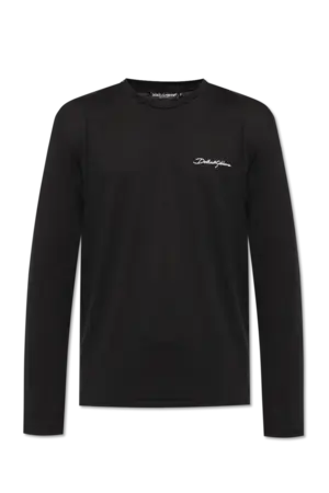 Dolce & Gabbana Long Sleeve T-shirt - Black