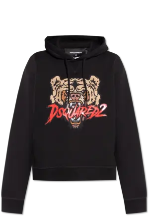 Dsquared2 High Neck Sweatshirts Hoodies For Women