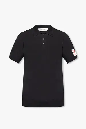 Golden Goose Wool Polo Shirt - Black