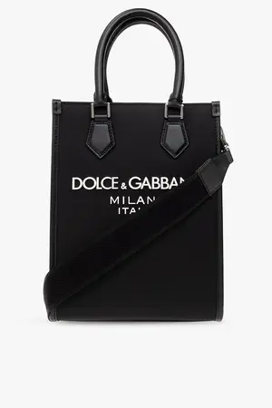 Dolce & Gabbana Shoulder Bag With Logo Appliqu