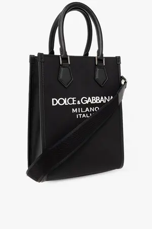 Dolce & Gabbana Shoulder Bag With Logo Appliqu