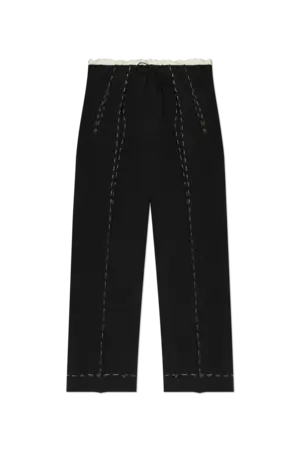 MAISON MARGIELA Linen-finish Wide-leg Trousers