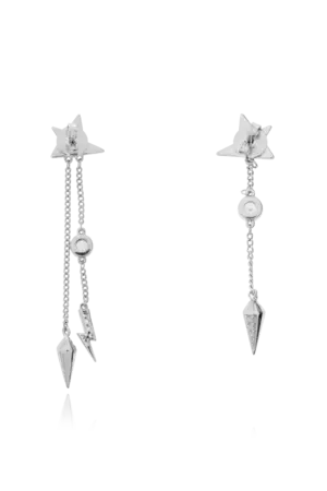 Zadig&Voltaire Brass Star Drop Earrings