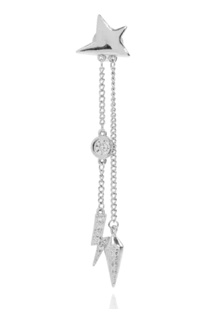 Zadig&Voltaire Brass Star Drop Earrings