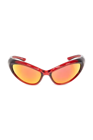 Balenciaga Sunglasses With Acetate Frames - Red