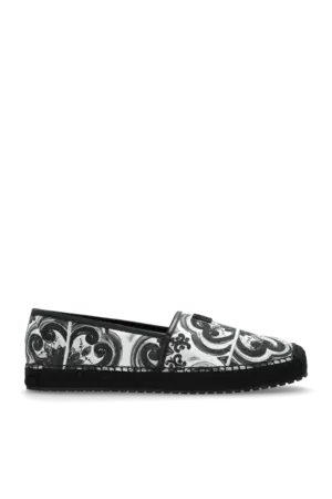 Dolce & Gabbana Majolica Print Espadrilles