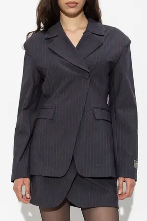 GANNI Striped Blazer