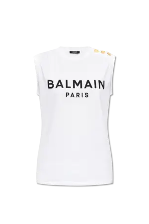 Balmain Round Neck Tops