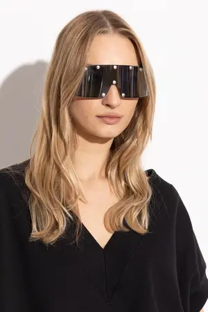 Rick Owens Rimless Visor Sunglasses - Silver