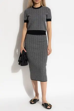 Michael Kors Geometric Pattern Top
