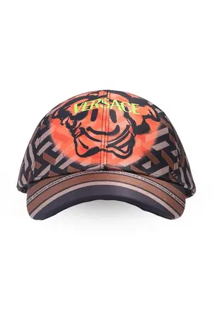 Versace La Greca Silk Baseball Cap