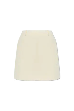 JIL SANDER Wool A-line Skirt