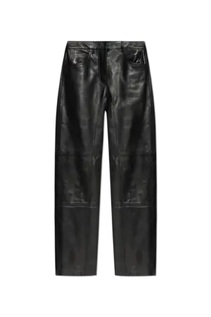 JIL SANDER Leather Trousers