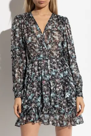 IRO PARIS Risli Floral Print Mini Dress