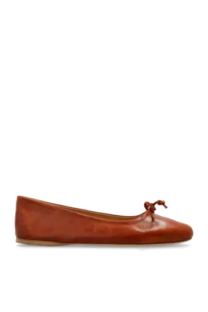 JW Anderson Leather Ballet Flats - Brown