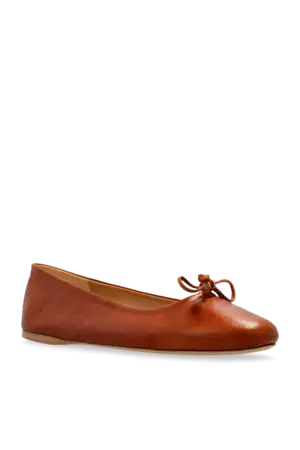 JW Anderson Leather Ballet Flats - Brown