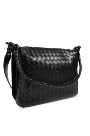 Bottega Veneta Shoulder Bag With Woven Pattern