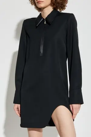 Attico Collared Mini Dress