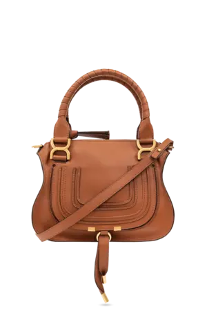 Chloé Marcie Small Shoulder Bag - Brown