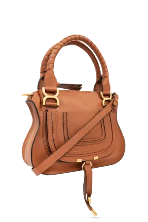 Chloé Marcie Small Shoulder Bag - Brown