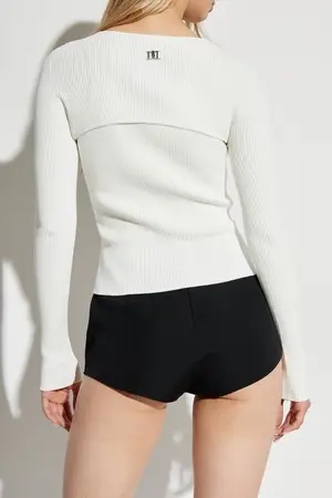Dsquared2 Ribbed Long-sleeve Top