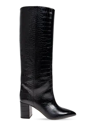 Paris Texas Anja Crocodile-embossed Knee-high Boots
