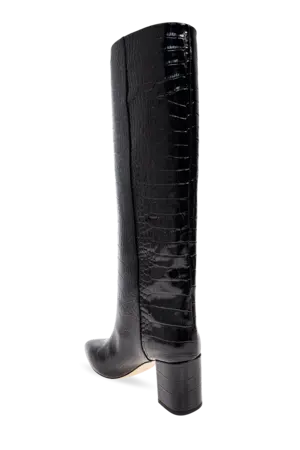Paris Texas Anja Crocodile-embossed Knee-high Boots