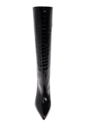 Paris Texas Anja Crocodile-embossed Knee-high Boots