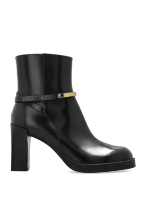 TOD’S Heeled Patent Leather Ankle Boots