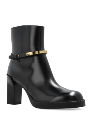TOD’S Heeled Patent Leather Ankle Boots