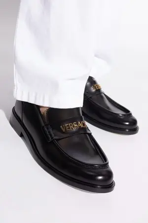 Versace Leather Loafers