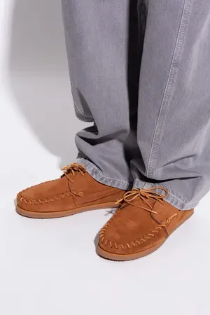 MARANT Fanly Suede Slip-on Loafers - Brown