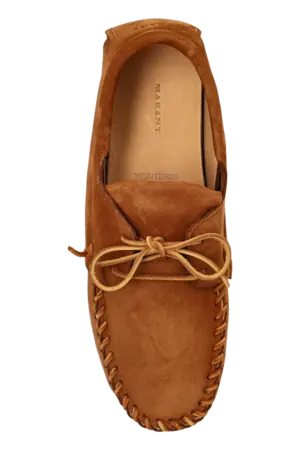 MARANT Fanly Suede Slip-on Loafers - Brown