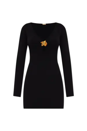 Cult Gaia Mani Knit Mini Dress With Appliqu