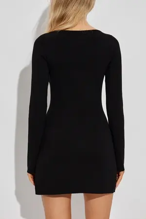 Cult Gaia Mani Knit Mini Dress With Appliqu