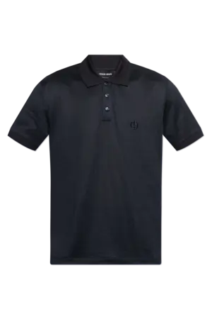 Giorgio Armani Polo With Embroidered Logo